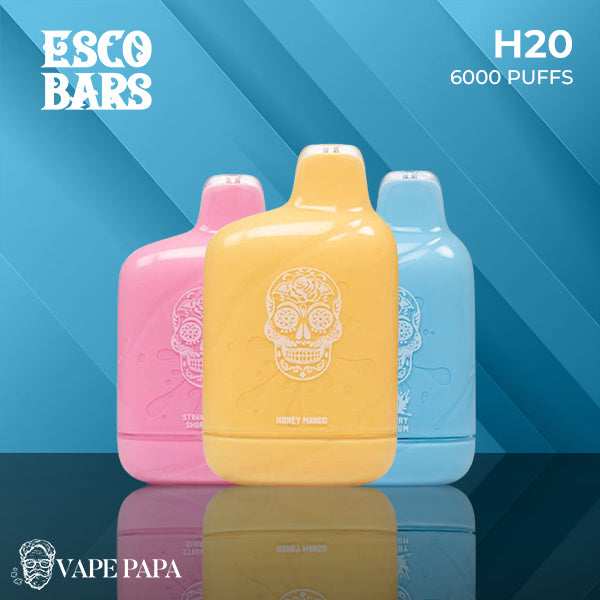 Esco Bars H20 6000 Disposable Vape – Vape papa