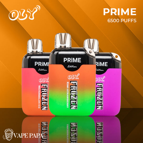 Oly Frozen Prime: Enjoy Up to 6500 Puffs with 13mL E-Liquid Capacity ...