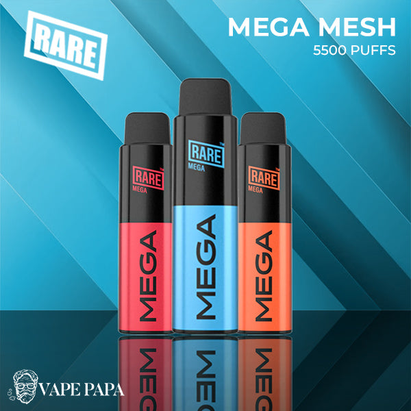 Rare Mega Mesh: Ultimate Disposable Vape with 5500 Puffs – Vape papa